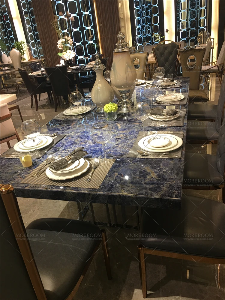 Kitchen Granite Stone Sodalite Blue Marble Table Top - Buy Blue Granite ...