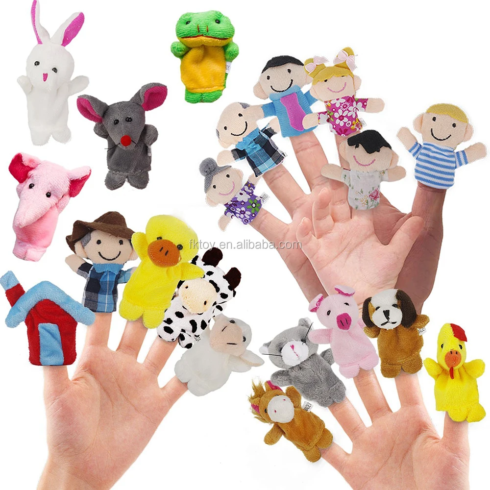 Cartoon Animal Finger Puppet / Cute Finger Toy - Buy Cartoon Animal ...