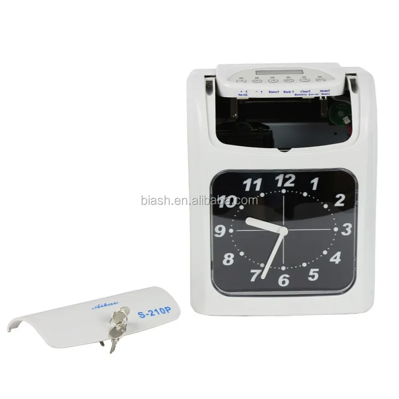 Aibao Brand Electronic Time Recorder,S-210p - Buy Fingerprint Time ...
