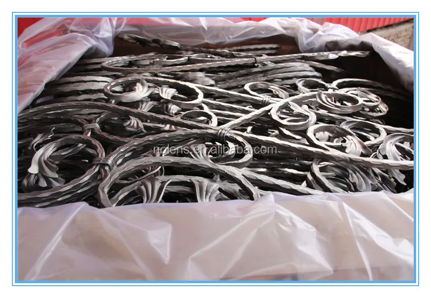 Wrought Iron Stair Railing Components - Balustrades & Panels