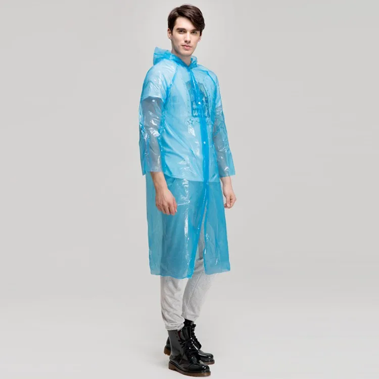 Emergency Disposable Rain Poncho Heavy Duty Long Raincoat - Buy Heavy ...