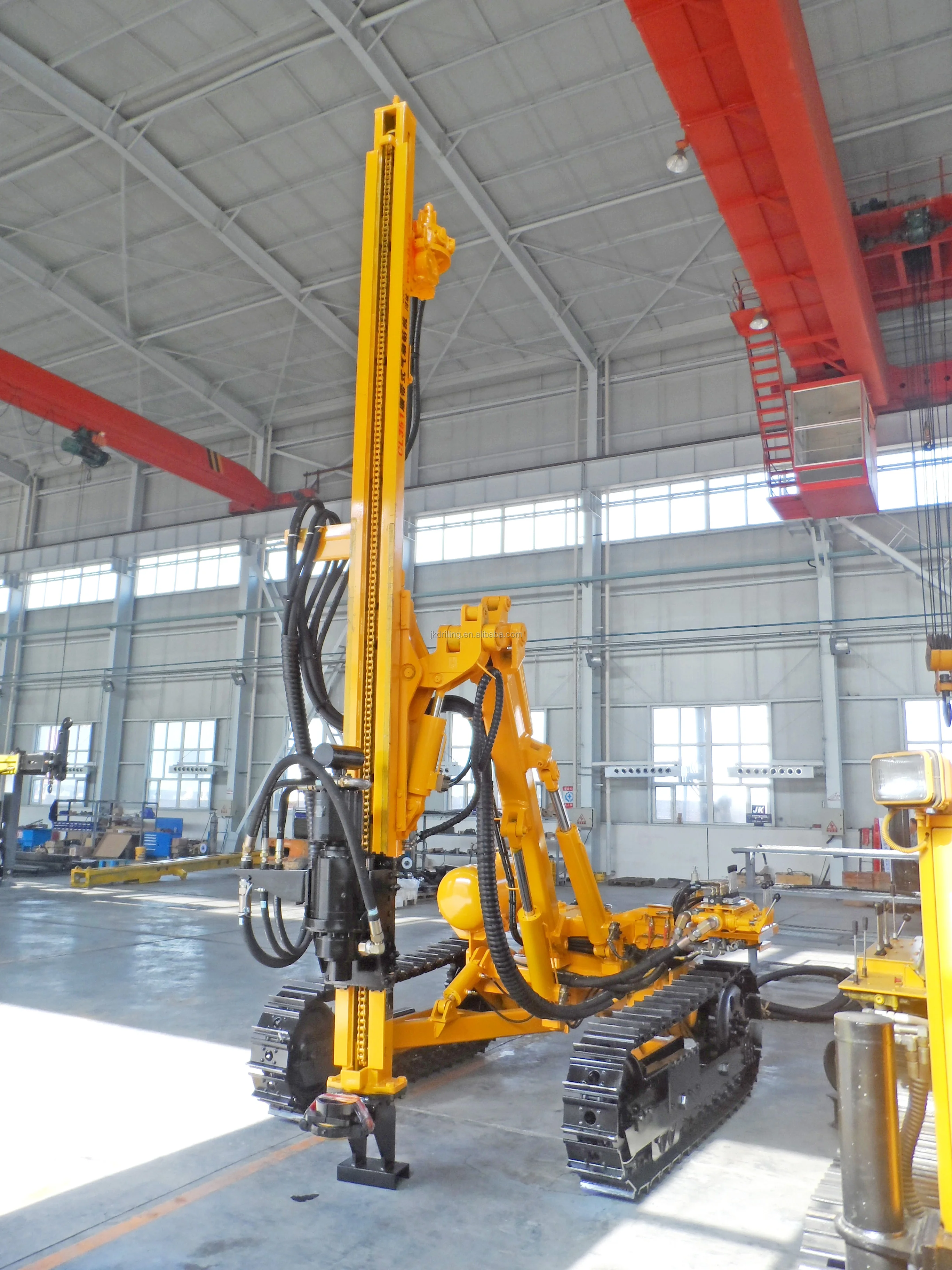 Jk Drilling Cl351 Crawler Mounted Pneumatic Blasthole Drilling Rig Dth ...