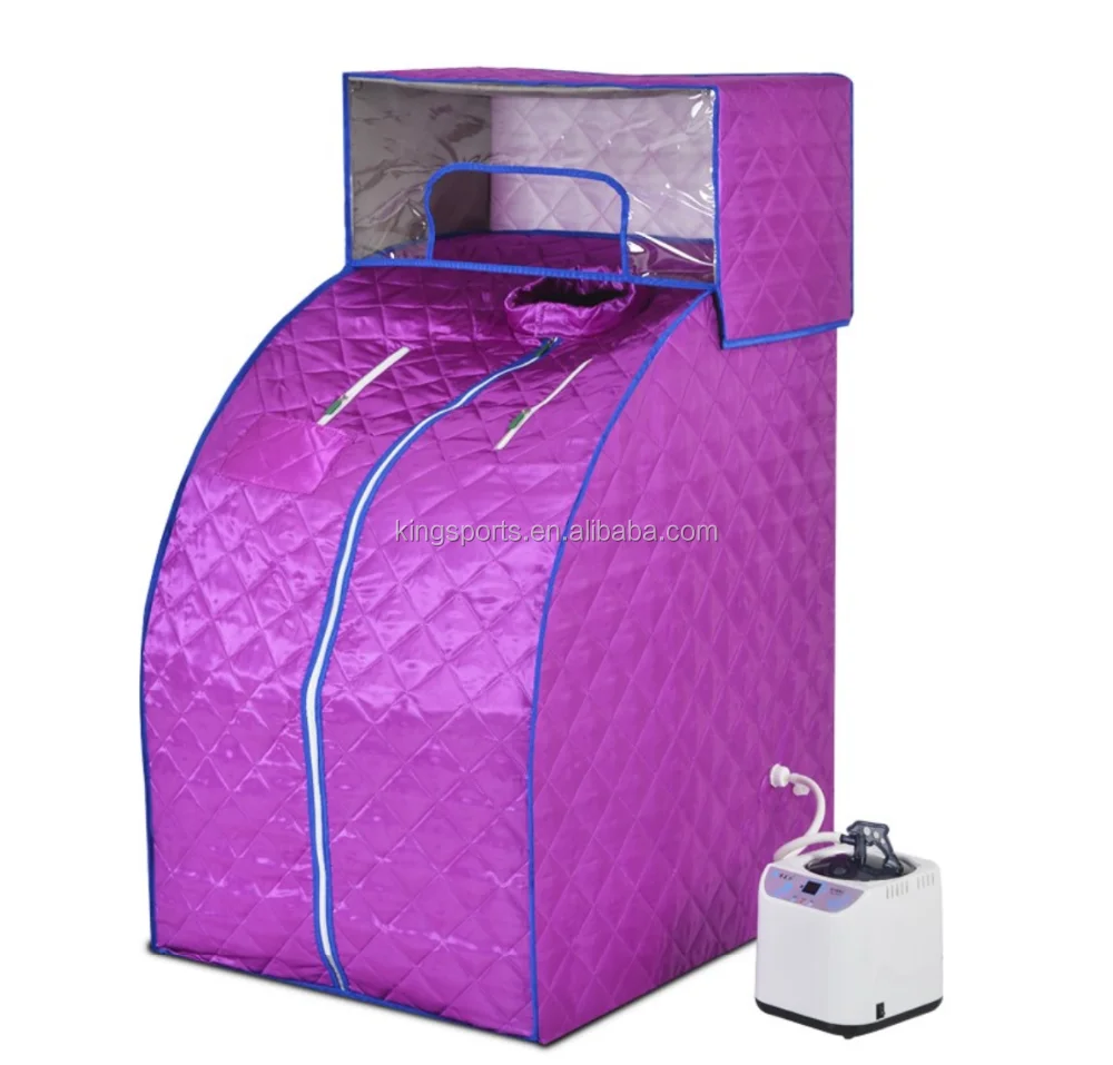 2 In 1 Portable Home Sauna Steam & Far Infrared Sauna Box Spa Sauna ...