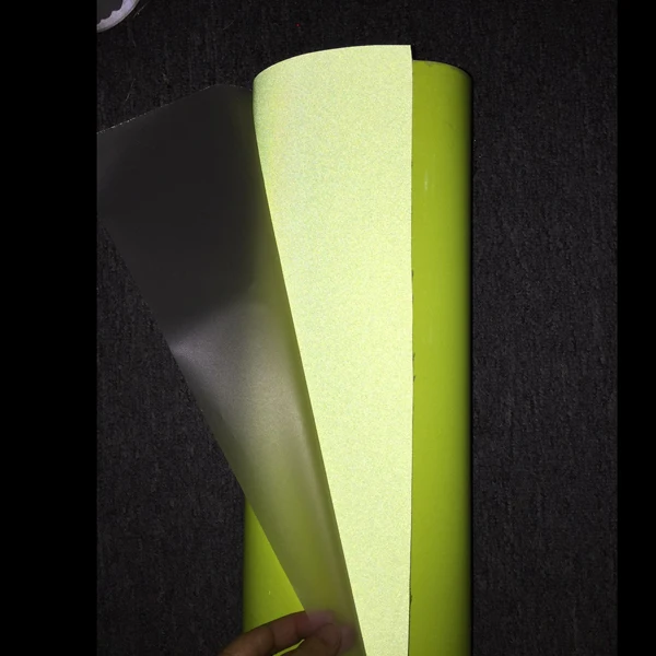 Pu Reflective Heat Transfer Vinyl Fluorescent Yellow Colors - Buy Pu ...