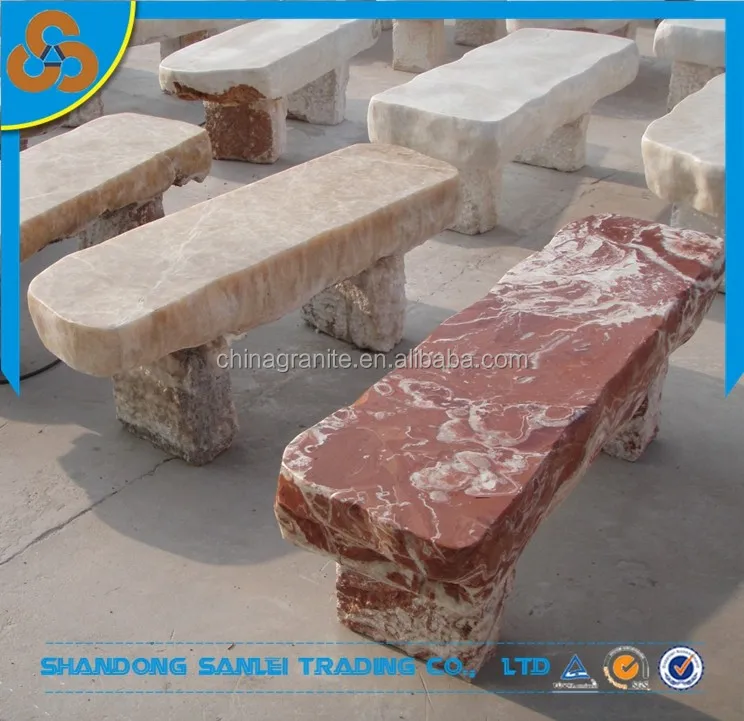 Outdoor Furniture Garden Natural Stone Polished Onyx Bench - Buy Bench ...