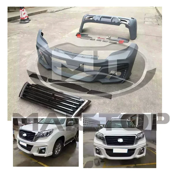 Wald Style Wd Style Front Spoiler Rear Bumper For Fj150 Land Cruiser ...