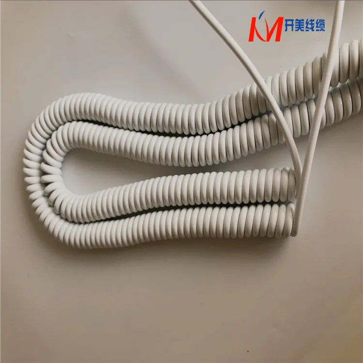 VDE Standard White 3x0.75mm2 3pin Spring Power Cord