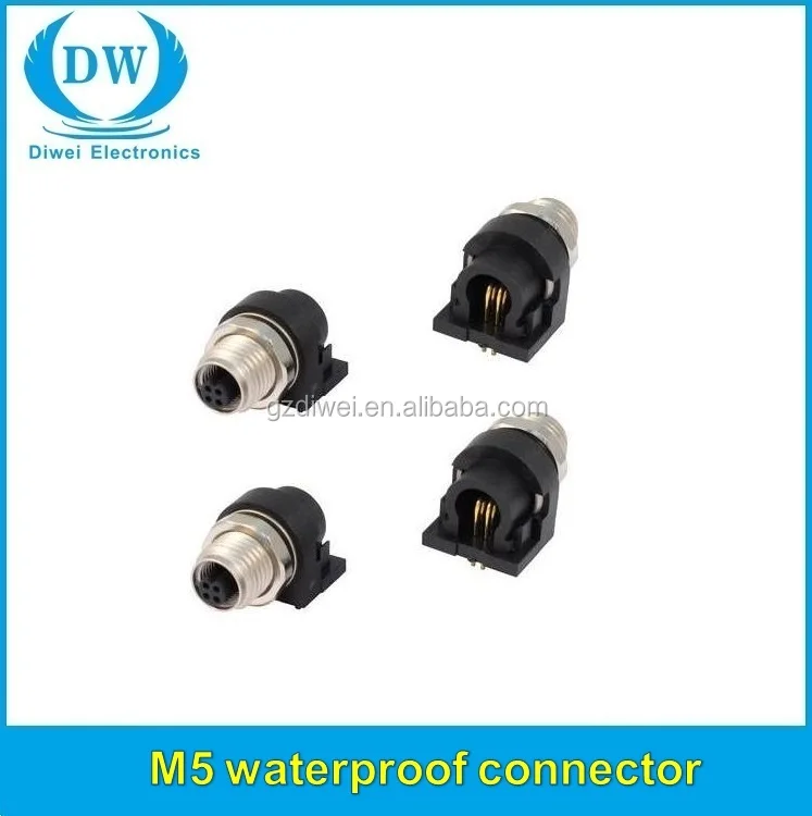 Waterproof Connector M5/m8/m9/m12/m16/m23 Type Circular Din Plug To ...