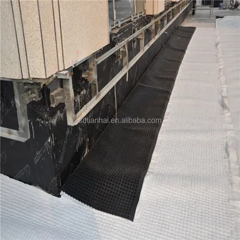 Cordrain With Geotextile Hdpe Drainage Geocomposite For Basement - Buy ...