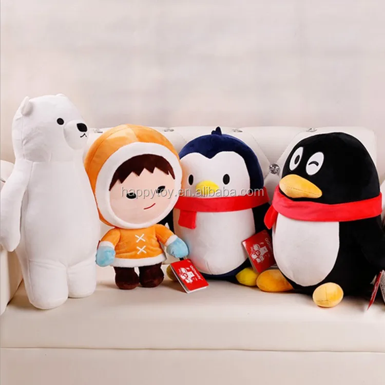 Hi Ce Funny Custom Qq Plush Toy Penguin Pet Stuffed Plush Toys - Buy Qq ...