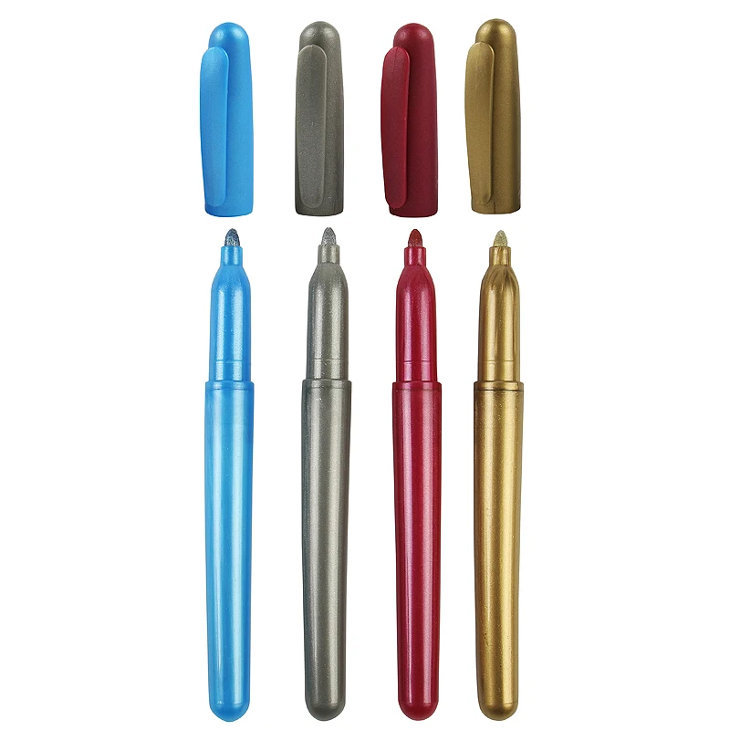 Promotional Colorful Wine Glass Marker Pen Set,Metallic Marker Pen Set ...