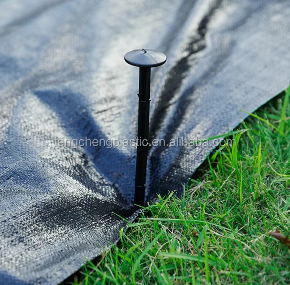 25cm Plastic Ground Peg Anchor Ground Nails - Buy Plastic Weed Peg,Weed ...