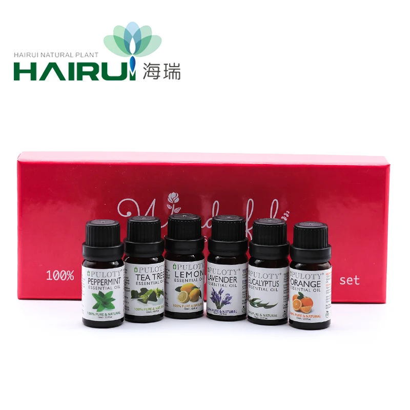 Oem 10ml Glass Bottle Gift Box 100% Pure Natural Organic Oils Essential ...