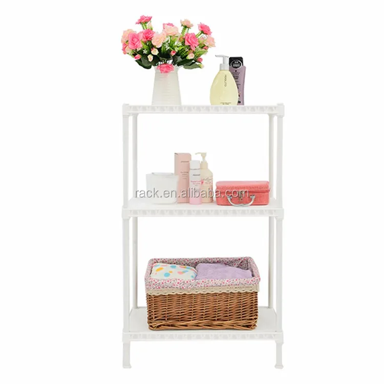 Diy Style 3 Tiers Home Storage Organization Shelf With Plastic Pp By ...