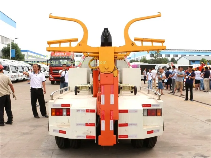 Mini Rollback Wrecker Beds Truck Rear Rotator Pickup Tow Truck for Sale