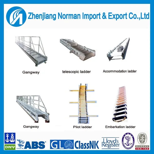 12m Length Marine Aluminium Alloy Accommodation Ladder