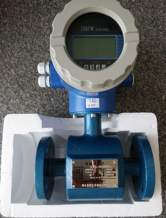 Sanitary 316l Stainless Steel Electromagnetic Flow Meter Milk Flow ...