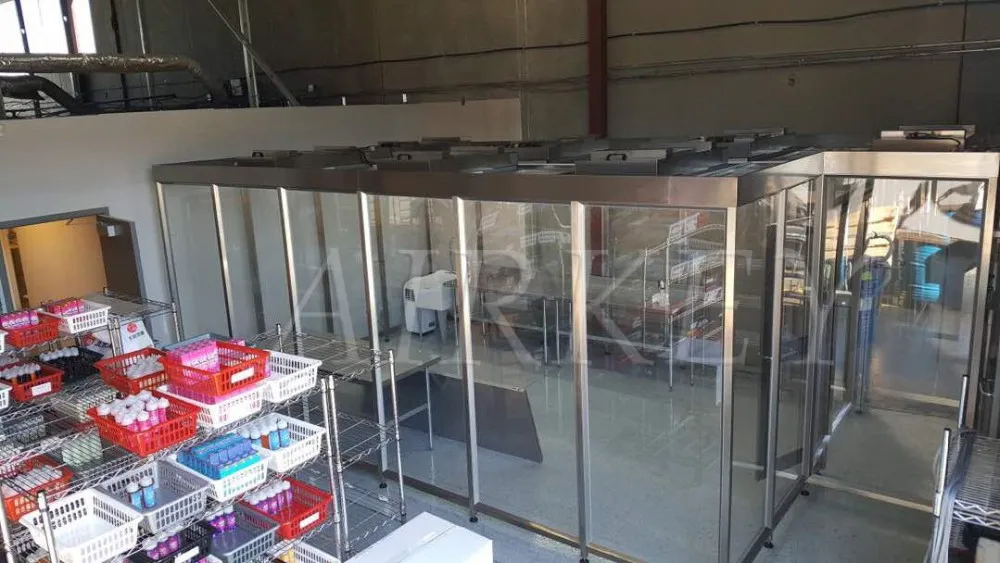 Airkey Air Filter Cleaning Booth,Iso 5 Cleanroom Customized Modular ...