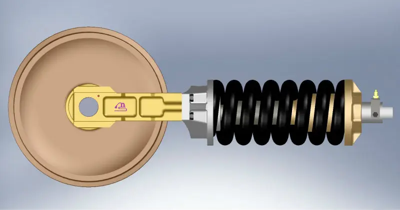 Track Tensioner Assembly And Track Adjuster For Excavator - Buy Track ...