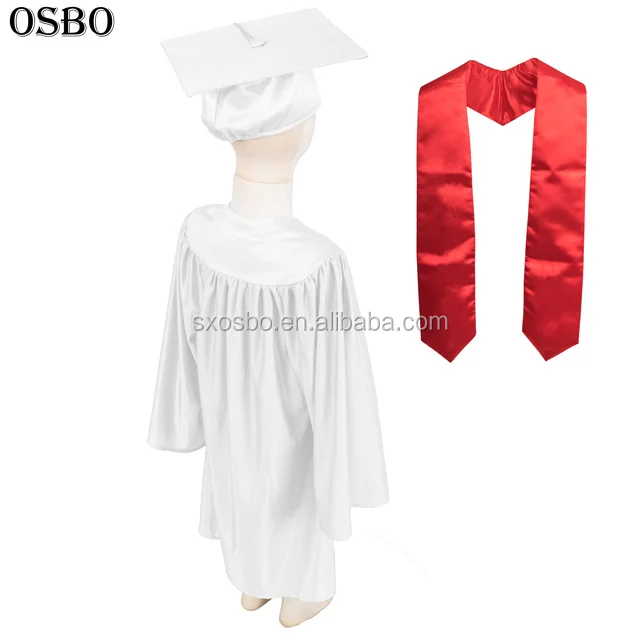 Children Gown Kindergarten Clothes Kids Primary School Graduation Gown ...