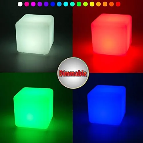 40cm Mood Light Rgb Color Changing Ip68 Waterproof Led Cube Chair ...