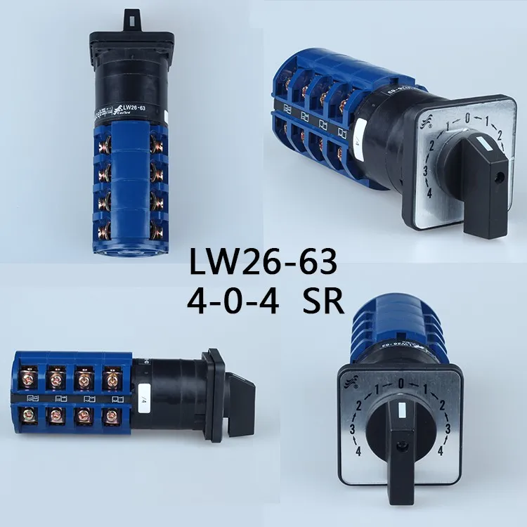 Cansen Lw26-63 4-0-4 5 63a Ce Certificate Custom Position Rotary Switch ...