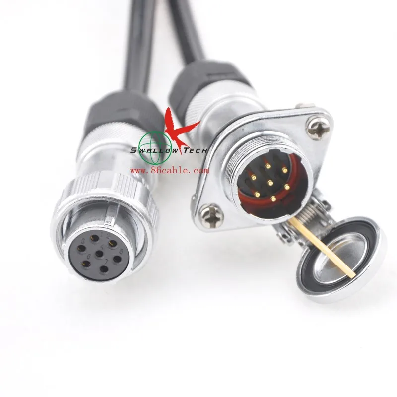 7 Pin Connector Spiral Cable For Heavy Duty Truck Trailer - Buy 7 Pin ...