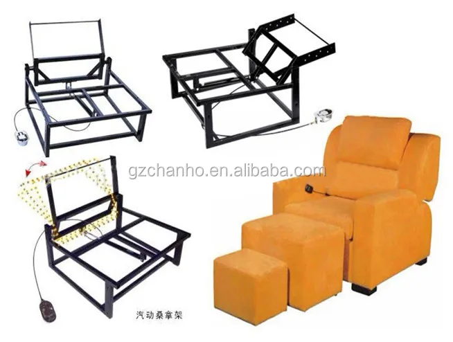 Hydraulic Barber Chair Parts - Motorized Recliner Mechanism