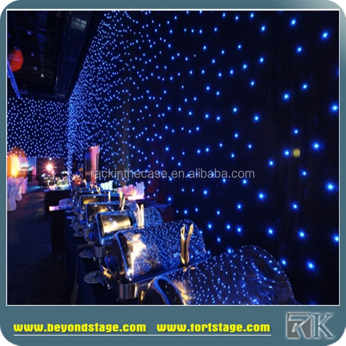 Portable Dmx Led Star Drop Curtain For Theatre - Buy Led Star Drop ...