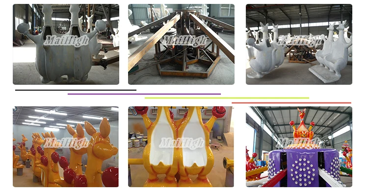 Attractions Outdoor Fun Fair Machines Kangaroo Jumping