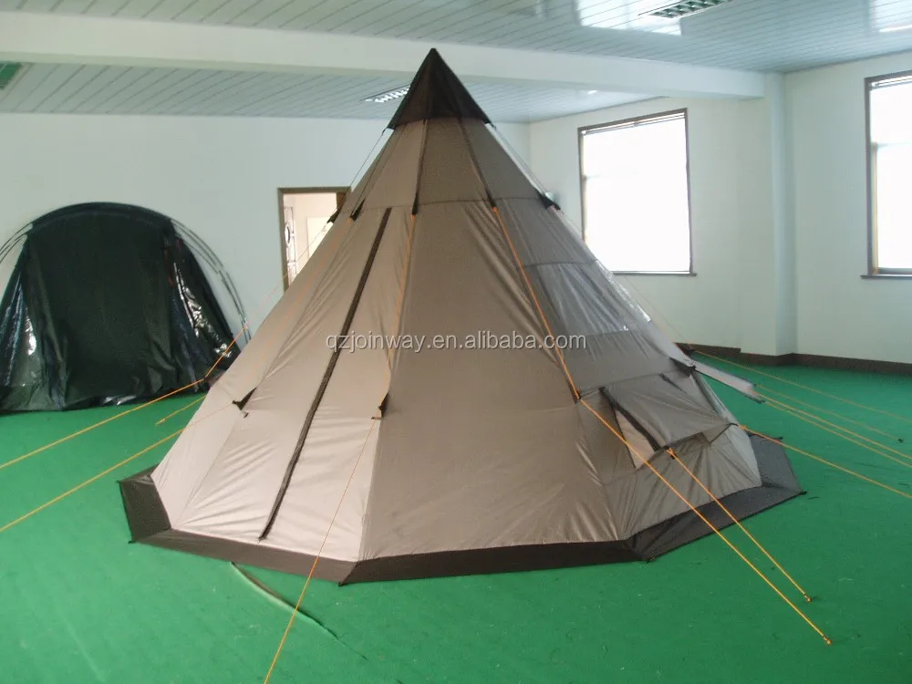 JWF-042 Outdoor Expedition Waterproof Pyramid Tents 6-8 Person