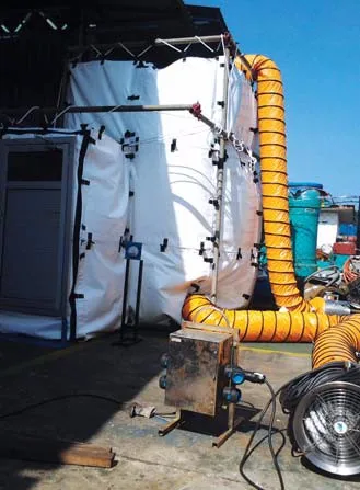 Safe Welding Habitat Panel For Welding At Offshore For Kz At -40 Degree ...