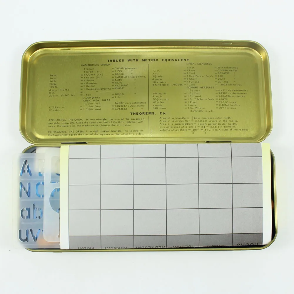 Oxford 13pcs Math Set With Durable And Sturdy Geometry Instruments ...