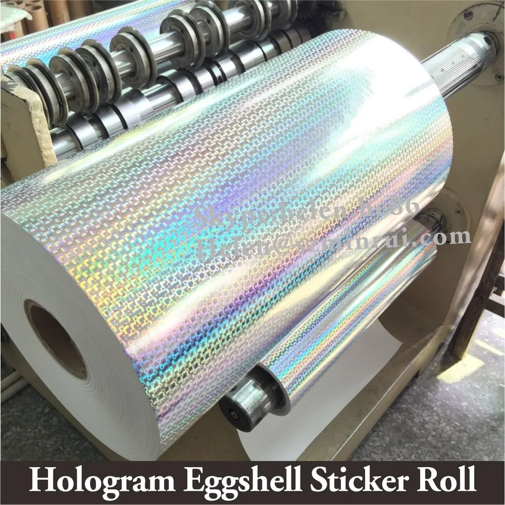 Minrui Supply 3d Unique Hologram Eggshell Sticker Rolls Customized With ...
