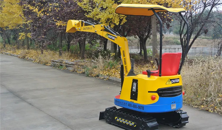 Kids Ride On Excavator,Amusement Park Mini Kids Electric Excavator For ...