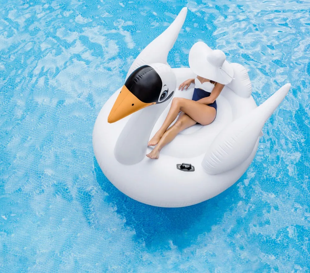 INTEX 56287 Swimming Pool Inflatable Mega Swan Island Float