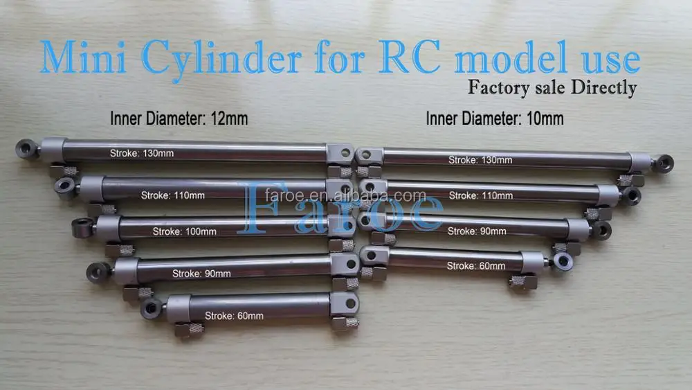 Mini Hydraulic Cylinder 12mm Outside Diameter For Rc Model Use - Buy ...