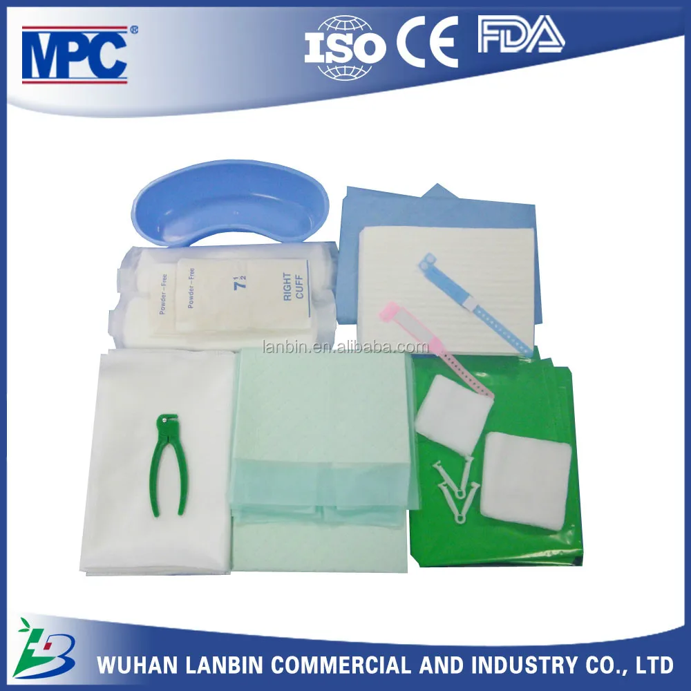 Ce Iso Hospital Obstetrics Disposable Maternity Kit Baby Carrier Kid ...