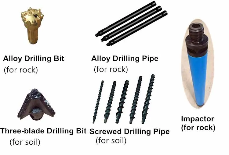 Sand Borehole Manual Rock Drill Dth Hammer Drilling Machine - Buy ...
