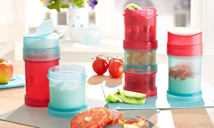 Custom Price Plastic Food Container Snack Tubes Triple - Buy Snack ...