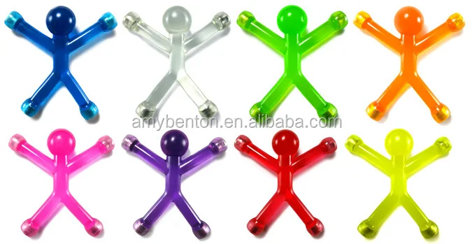 Office Supply Novelty Items Toy Mini Flexible Q-man Magnets Magnetic ...
