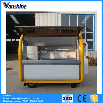 Street Food Trolley Cart For Snack Food/mobile Food Trolley Cart - Buy ...
