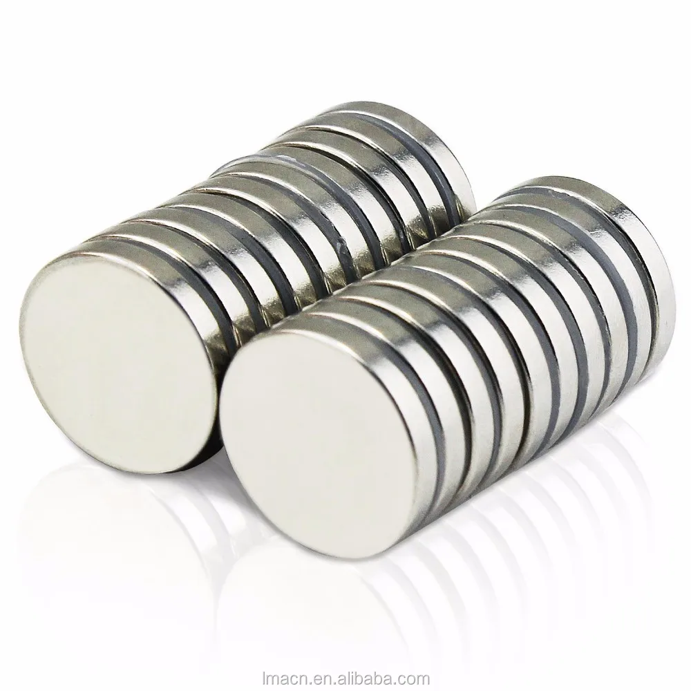 High Pull Force Neodymium N35 Round Magnets With Thread Screw Holes ...