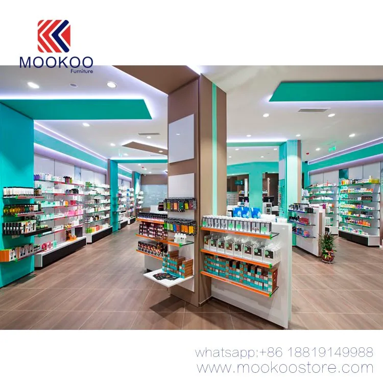 Drugstore Interior Design - Pharmacy Store Display Cabinets