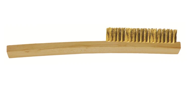 Non Sparking Brass Brush Wooden Handle Copper Brush Oem - Buy Non ...