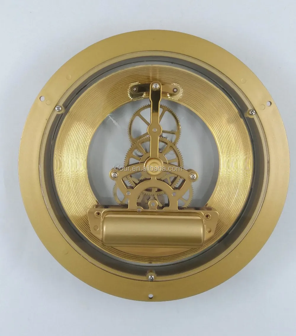 Beautiful Gold /silver Skeleton Clock Insert Quartz Clock Mechanism ...