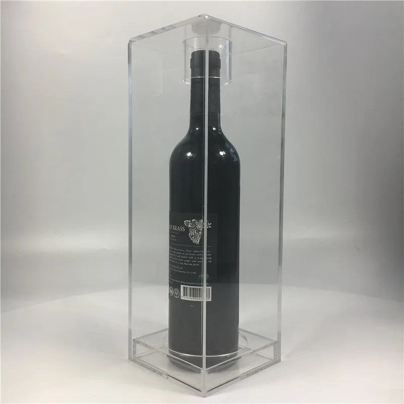 Yageli Customized Clear Acrylic Dust-proof Wine Bottle Display Case ... Yageli Customized Clear Acrylic Dust-proof Wine Bottle Display Case ...