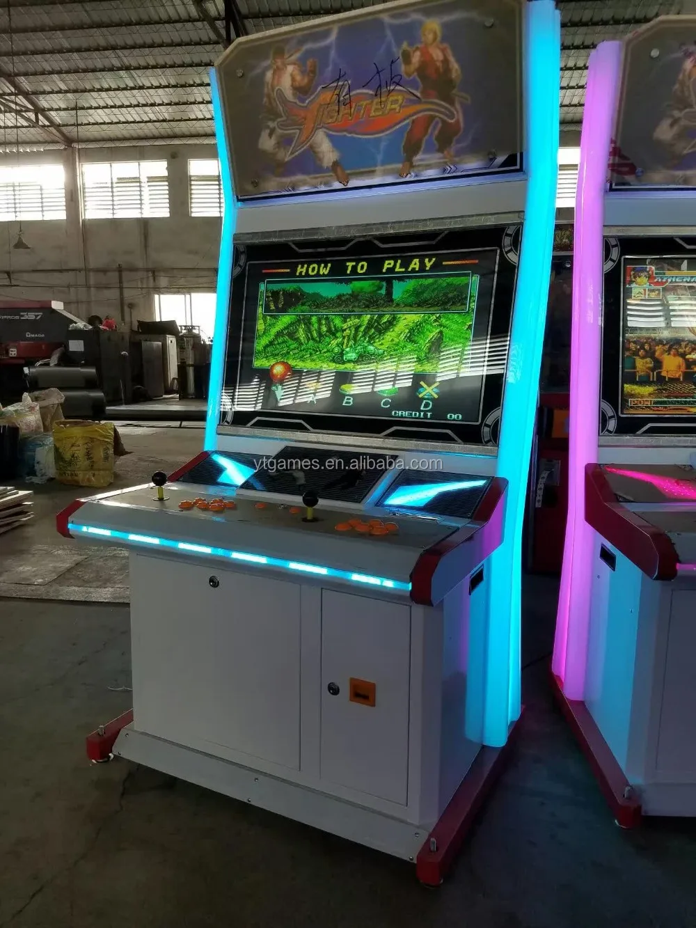 Yda English Ver. Street Fighting Video Game Machine/ Taito Vewlix ...