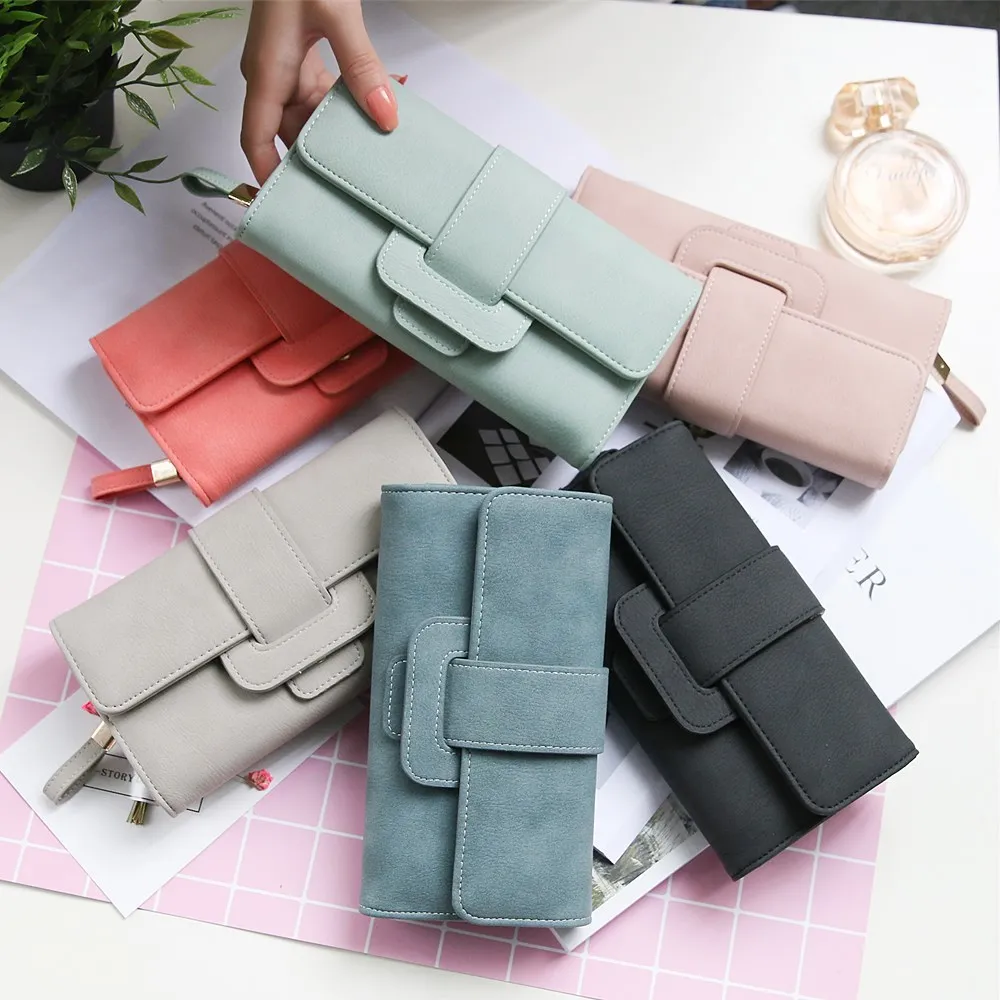 Korean Style 2020 Hot Selling High Quality Pu Leather 3 Foldable Women ...