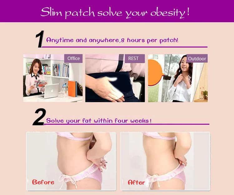 2017 new innovative product weight loss slimming patch (2)
